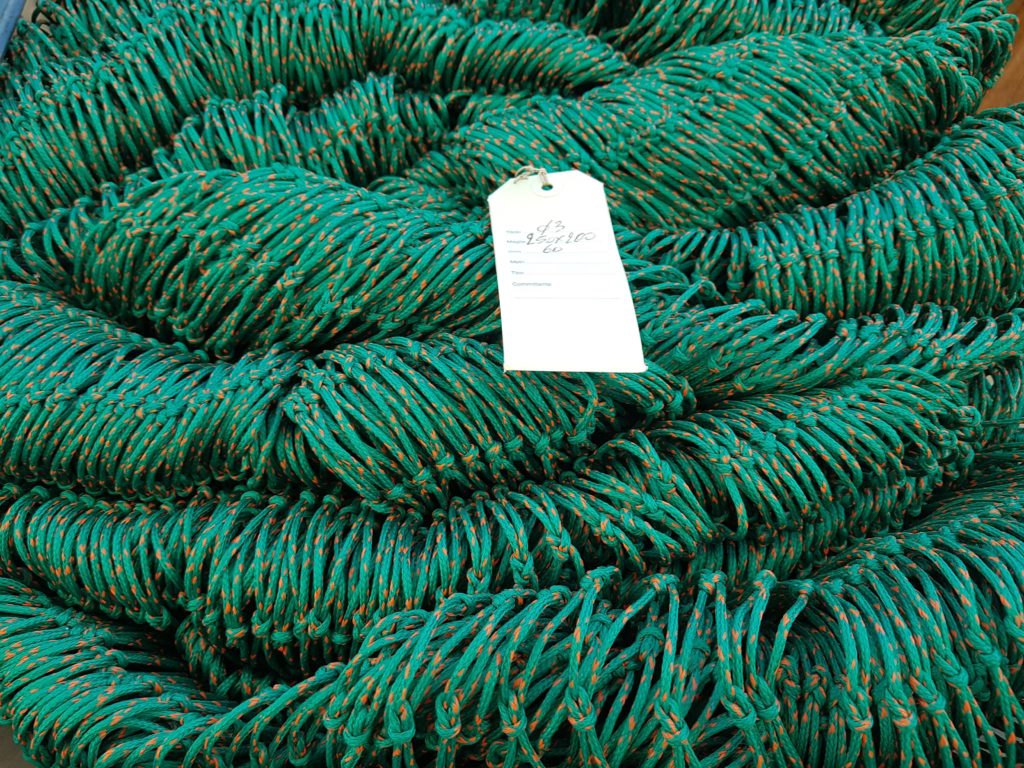 Knotted Green Plastic Netting - Mediterranea Reti